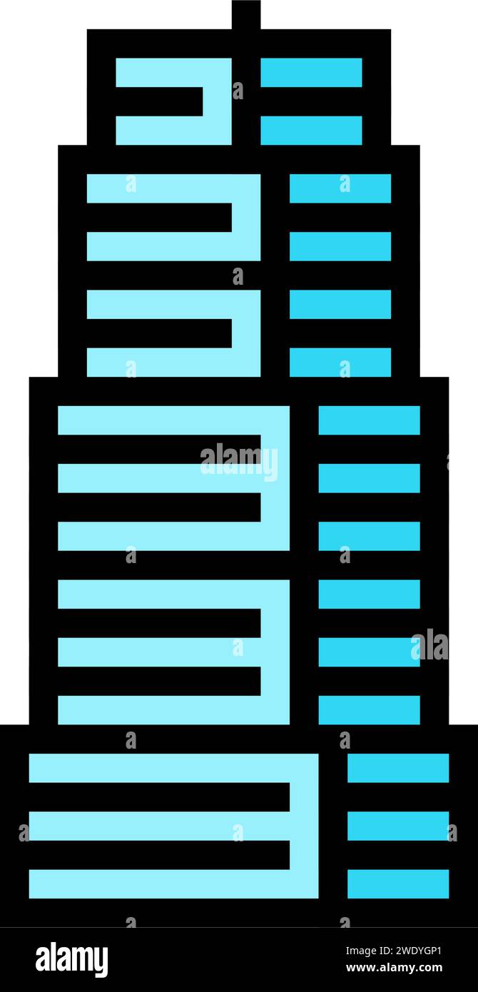 department bank building color icon vector illustration Stock Vector ...