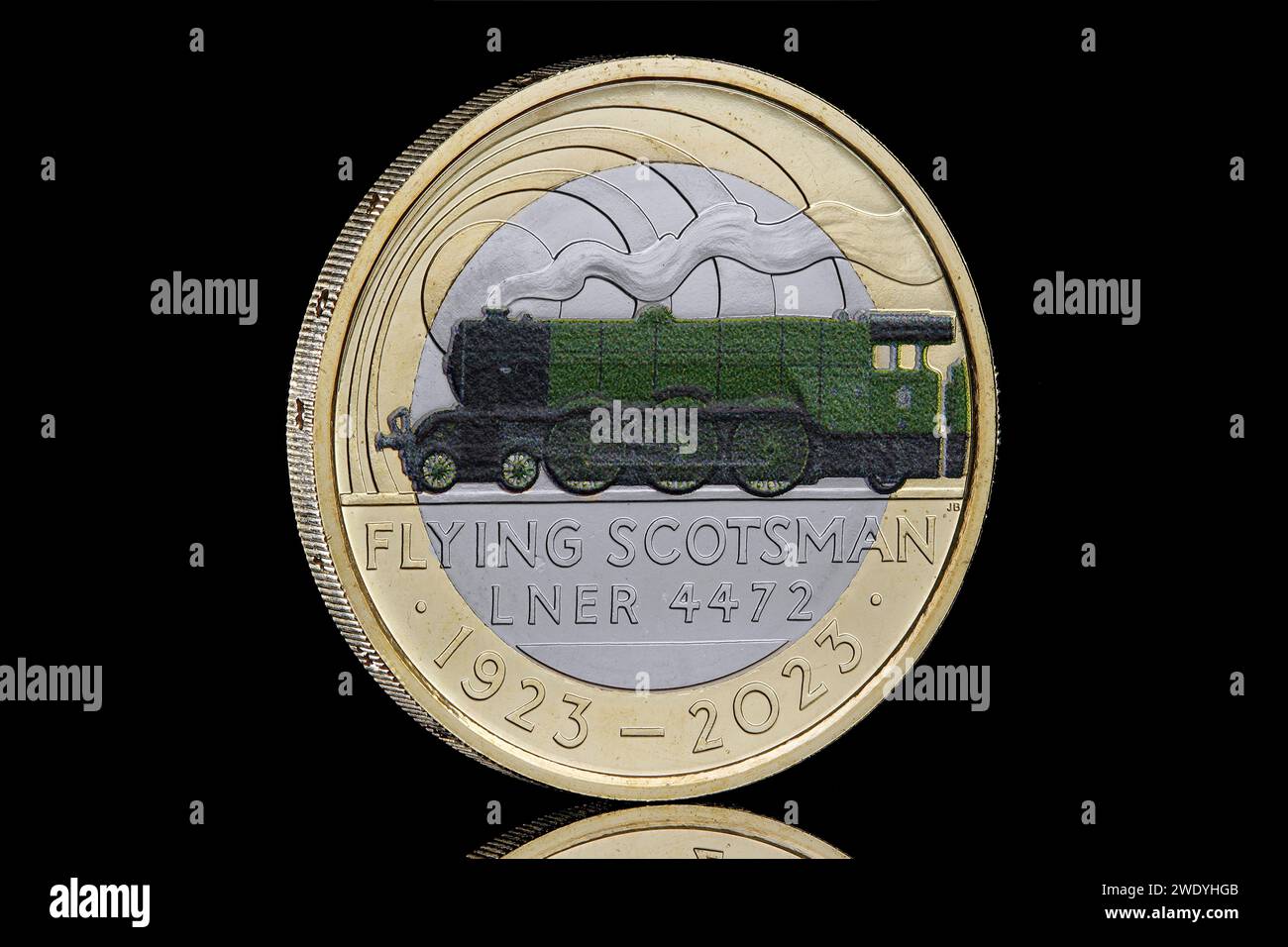 2023 bimetallic £2 coin to commemorate the centenary of the Flying ...