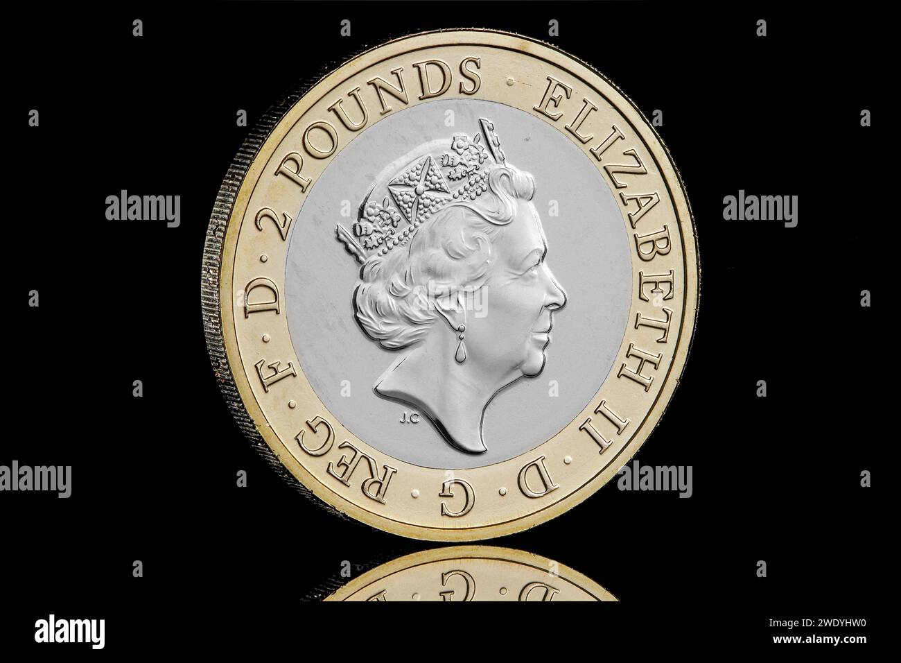 2020 bimetallic £2 coin to commemorate the 400th anniversary of the ...