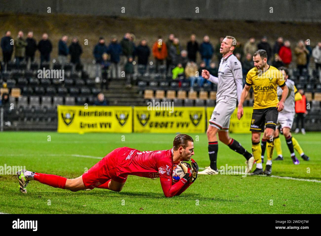 Venlo, Netherlands. 22nd Jan, 2024. VENLO, 22-01-2024, Covebo Stadion ...