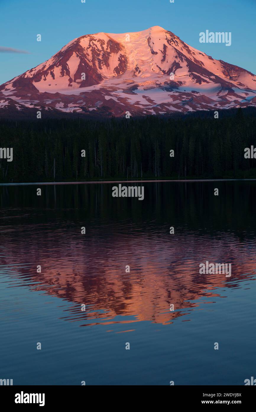 Mt Adams from Takhlakh Lake, Gifford Pinchot National Forest ...