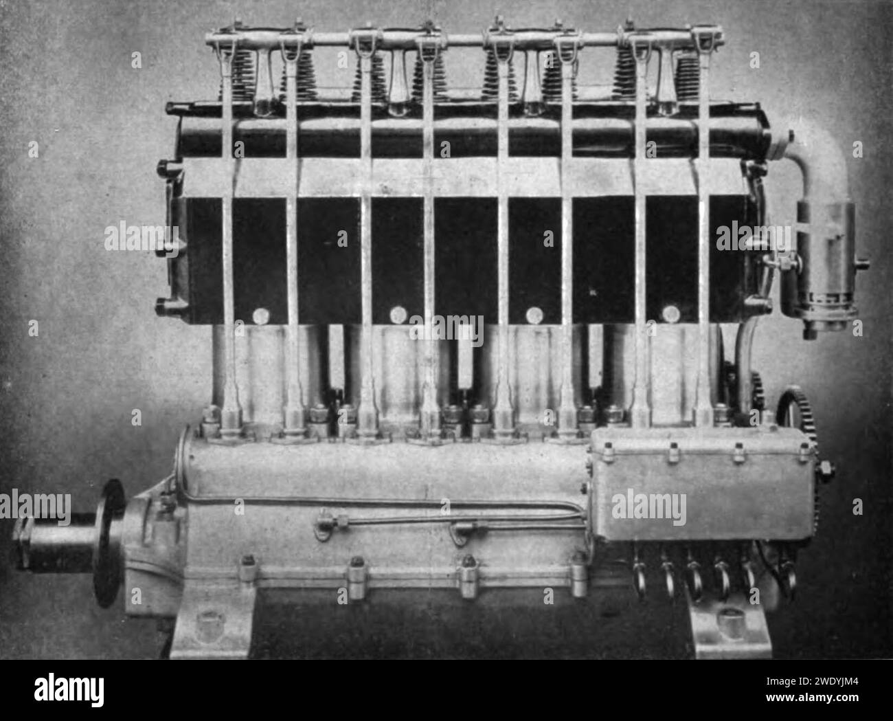 Aeromotor Gustav Otto A.G.O. 100 PS Stock Photo - Alamy