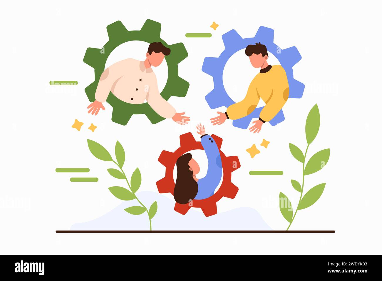 Solidarity, support and union of employees, incentive to work as strong ...