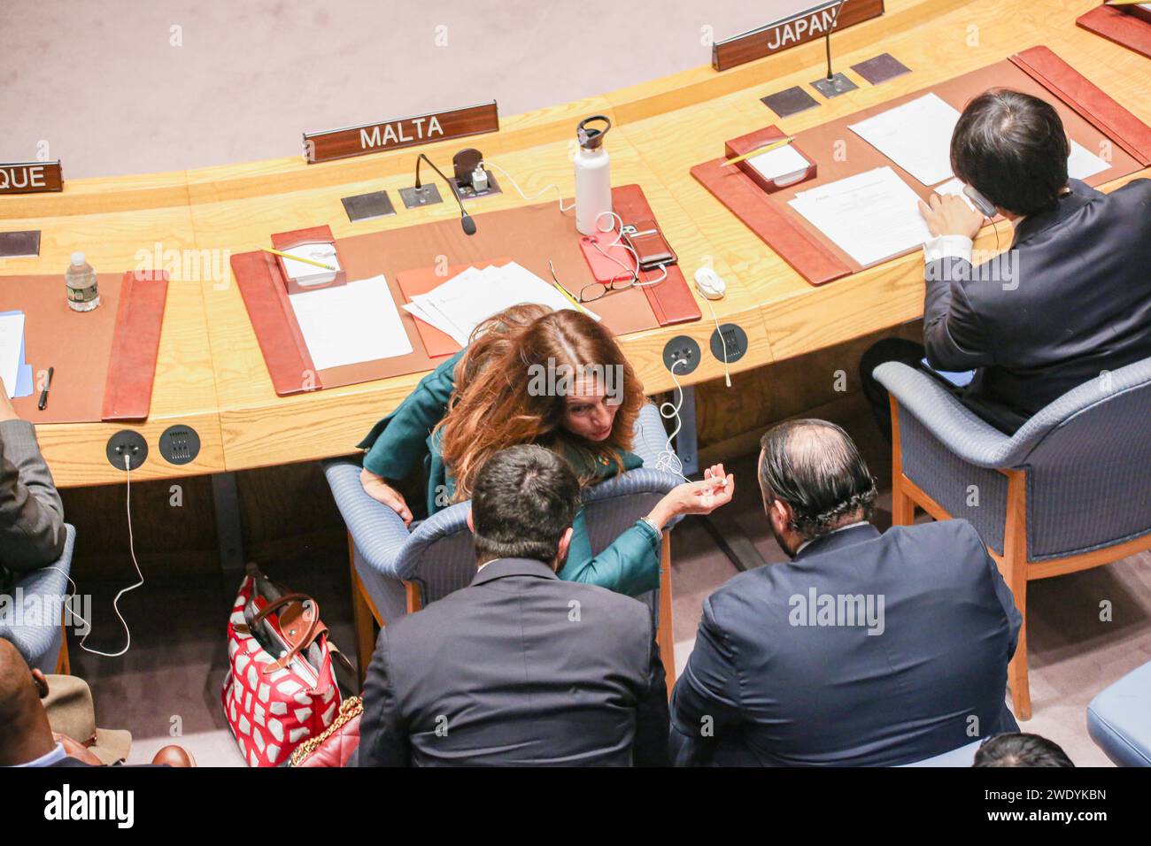 New York, New York, USA. 22nd Jan, 2024. Permanent Ambassador of the ...