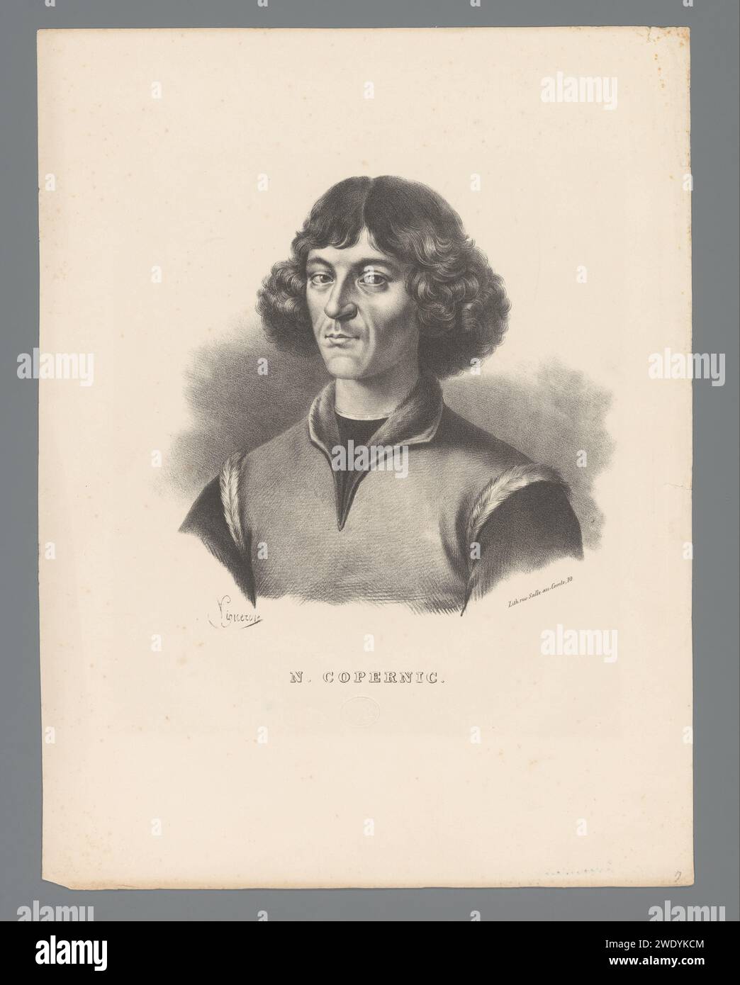 Portret van Nicolaas Copernicus, Pierre Roch Vigneron, 1830 - 1853 ...