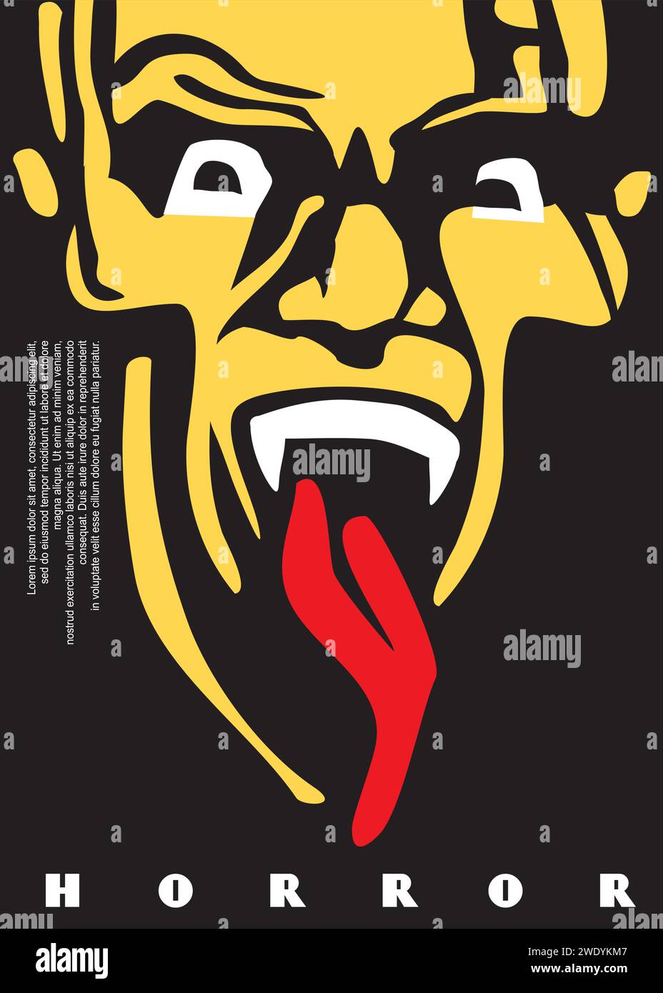 Horror film movie poster hi-res stock photography and images - Alamy