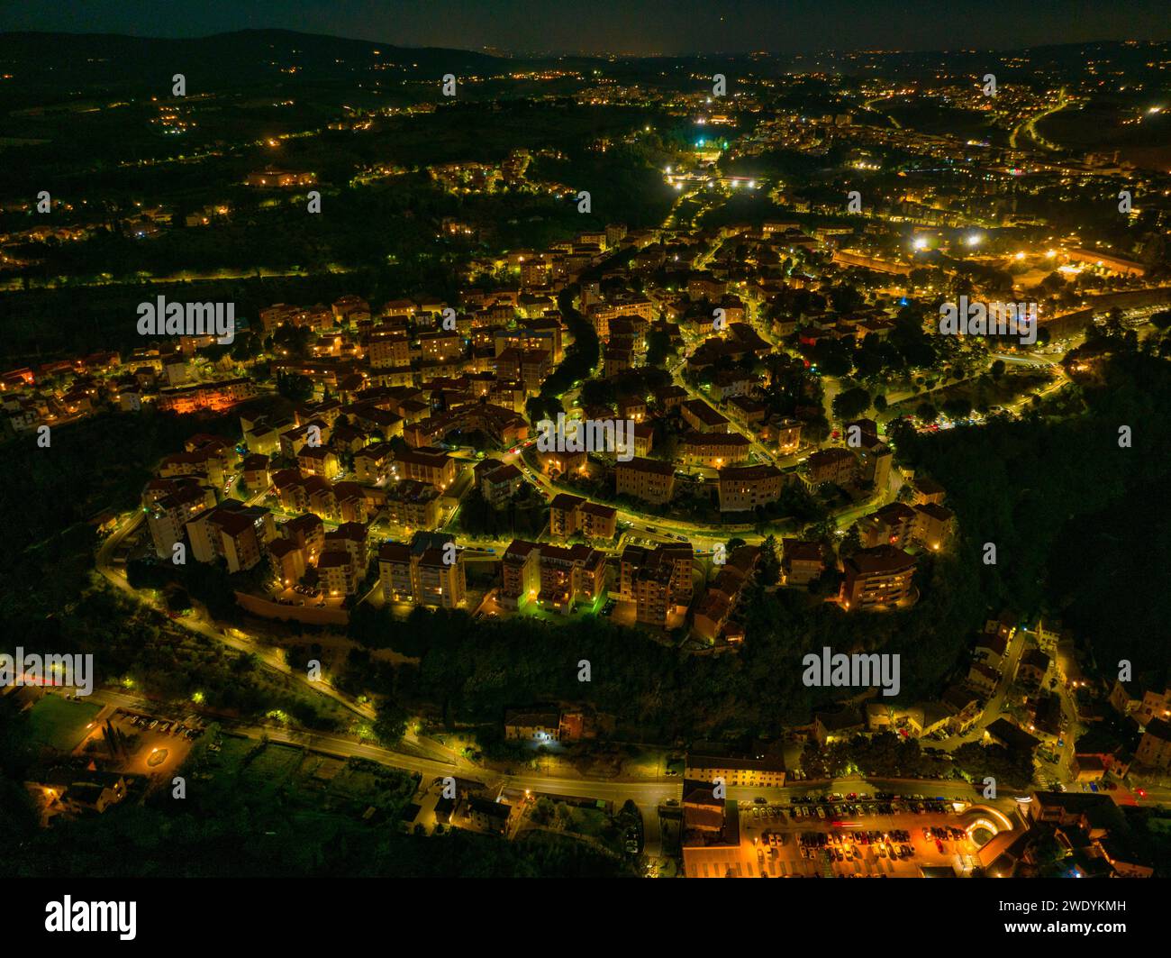 Siena night hi-res stock photography and images - Alamy