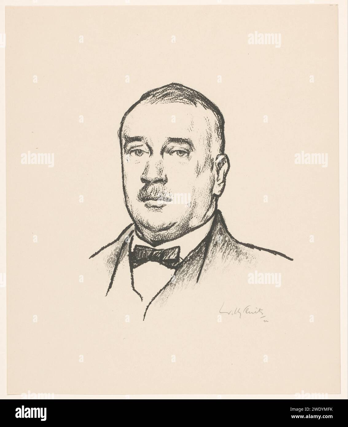 Portrait of Eltjo Aldegondus van Beresteyn, Willy Sluiter, 1922 print ...
