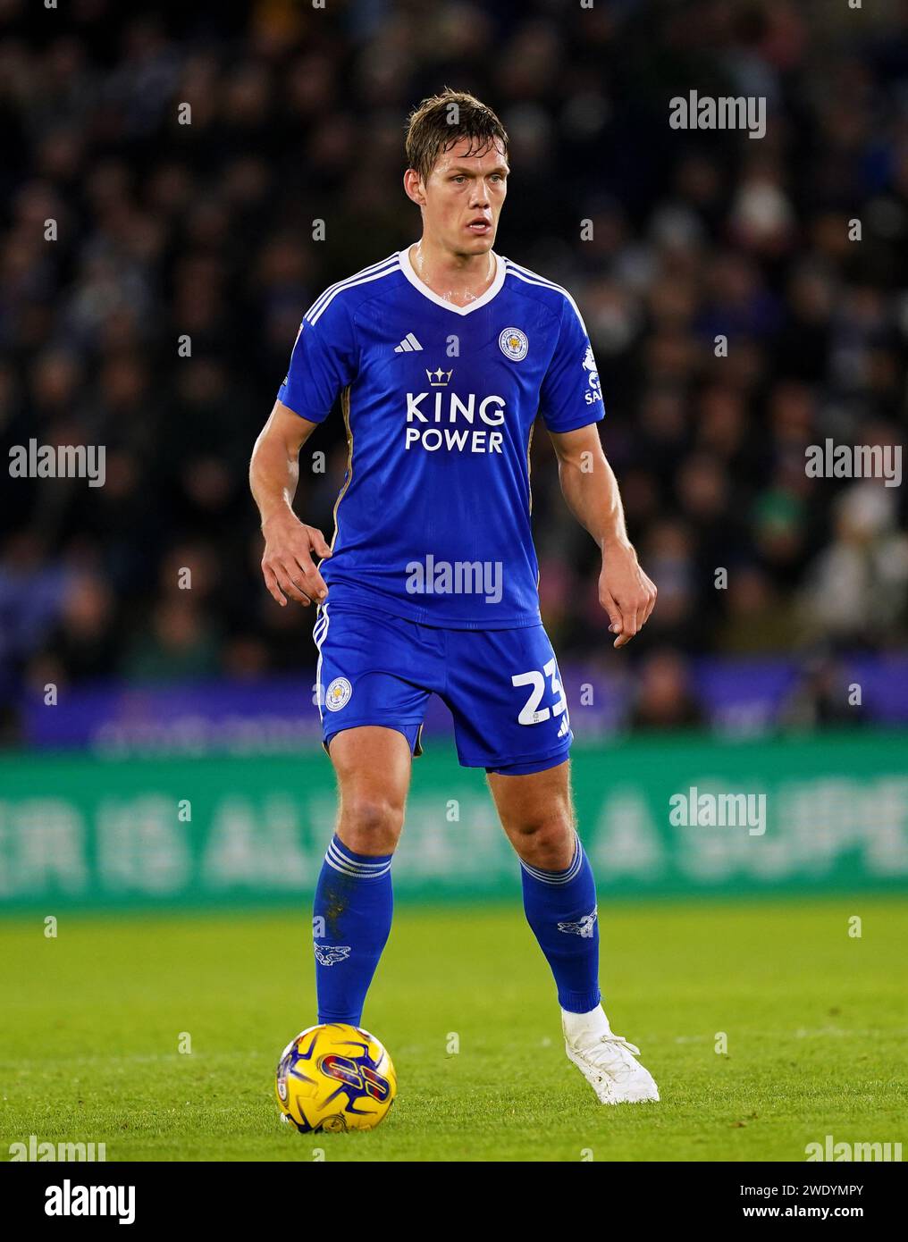 Leicester City's Jannik Vestergaard during the Sky Bet Championship ...