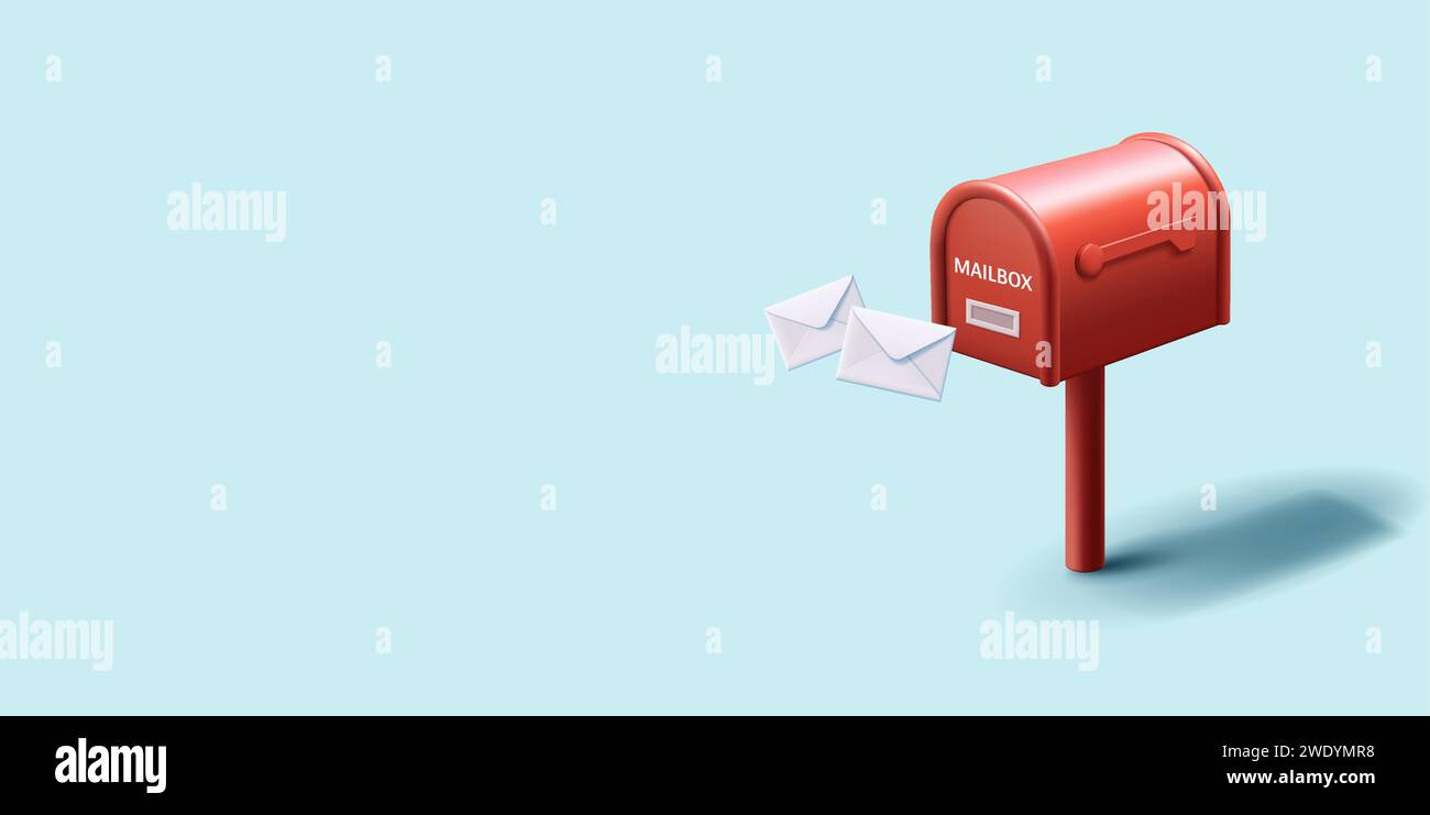 Vintage style mailboxes Stock Vector Images - Alamy
