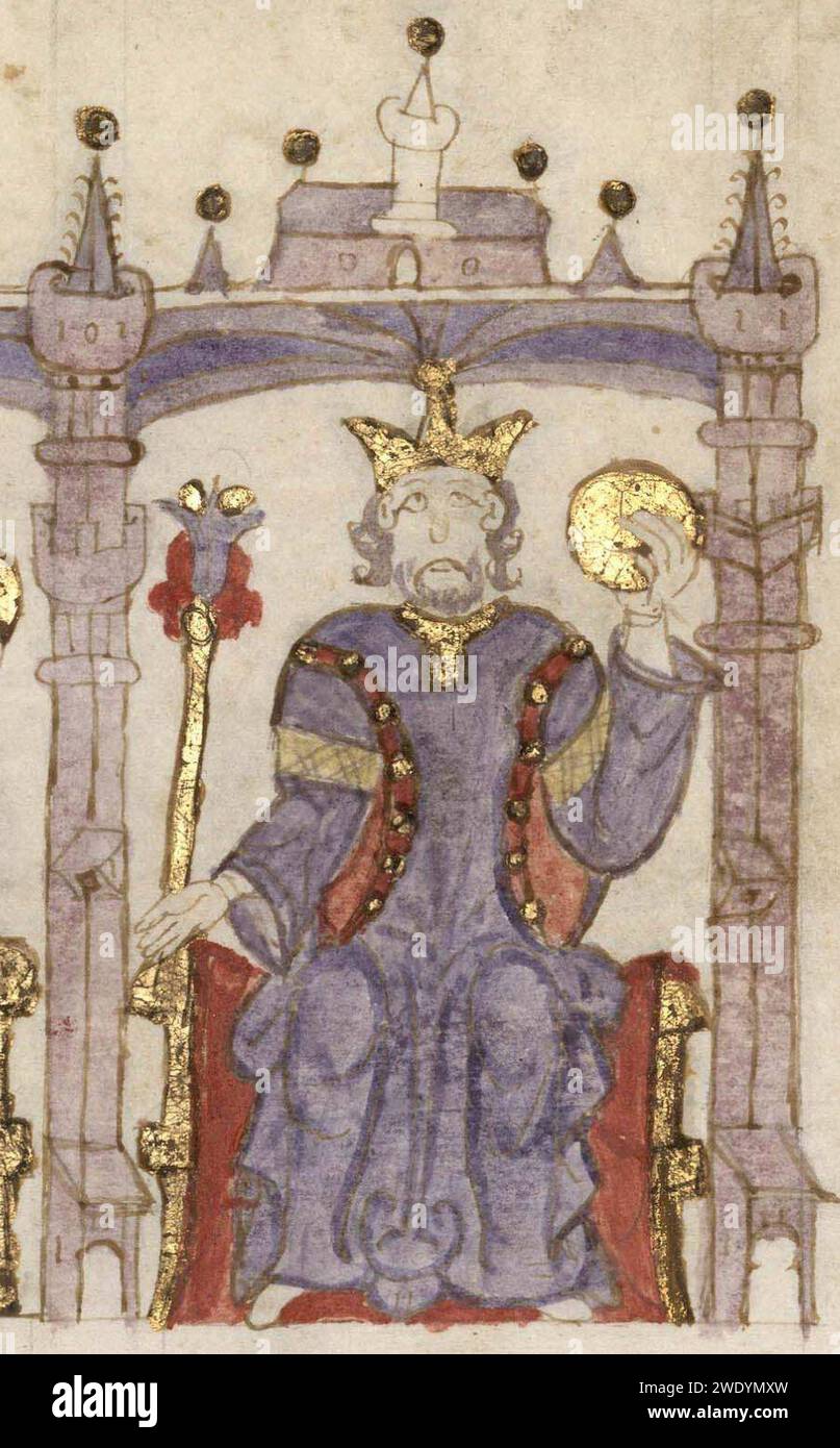 Afonso IV de Leão- Compendio de crónicas de reyes (Biblioteca Nacional ...