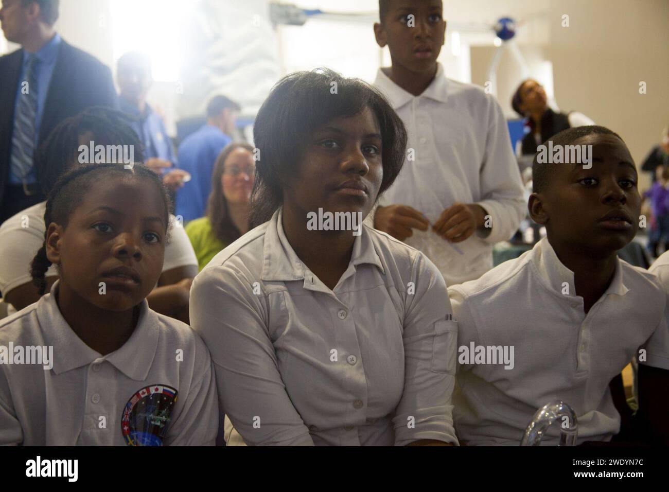 Middle school students participate hi-res stock photography and images - Alamy