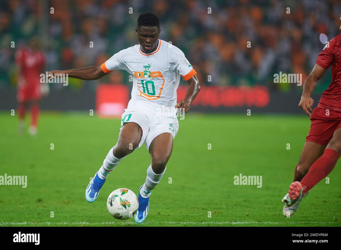 Karim Konaté during the Côte d'Ivoire VS Equatorial Guinea match Stock ...