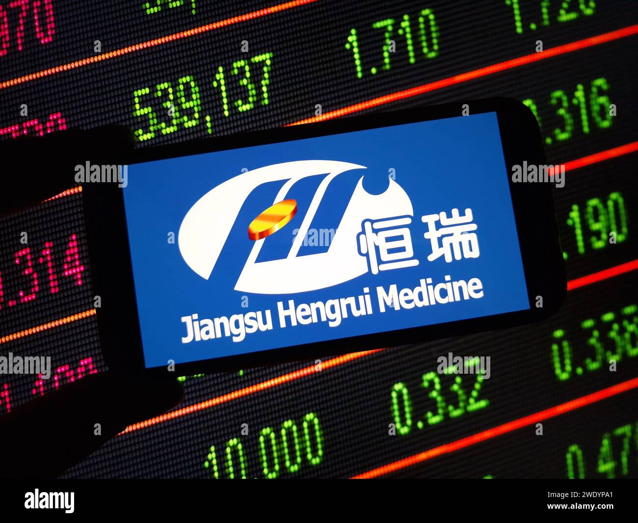 Konskie, Poland - January 22, 2024: Jiangsu Hengrui Medicine company ...