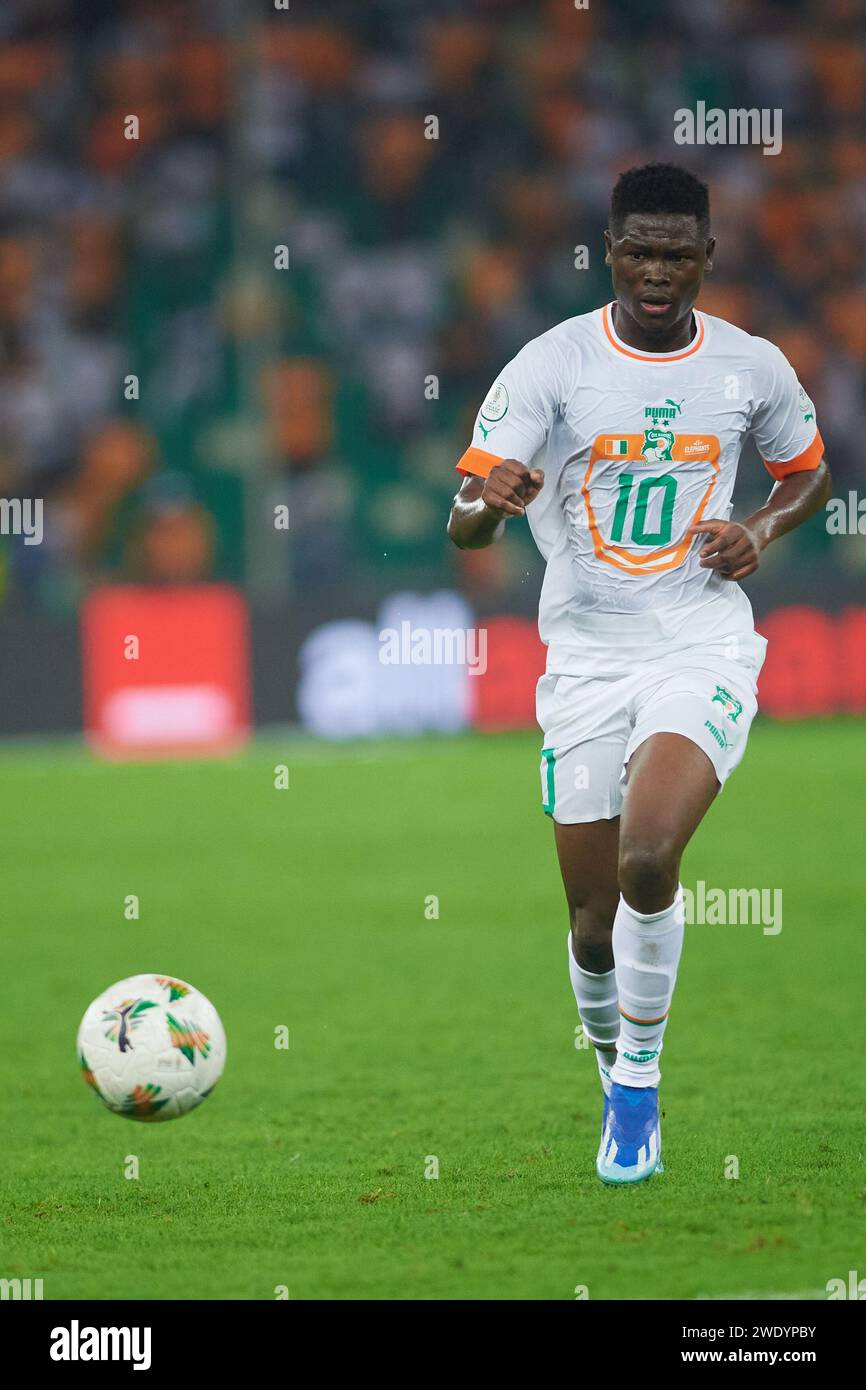 Karim Konaté during the Côte d'Ivoire VS Equatorial Guinea match Stock ...