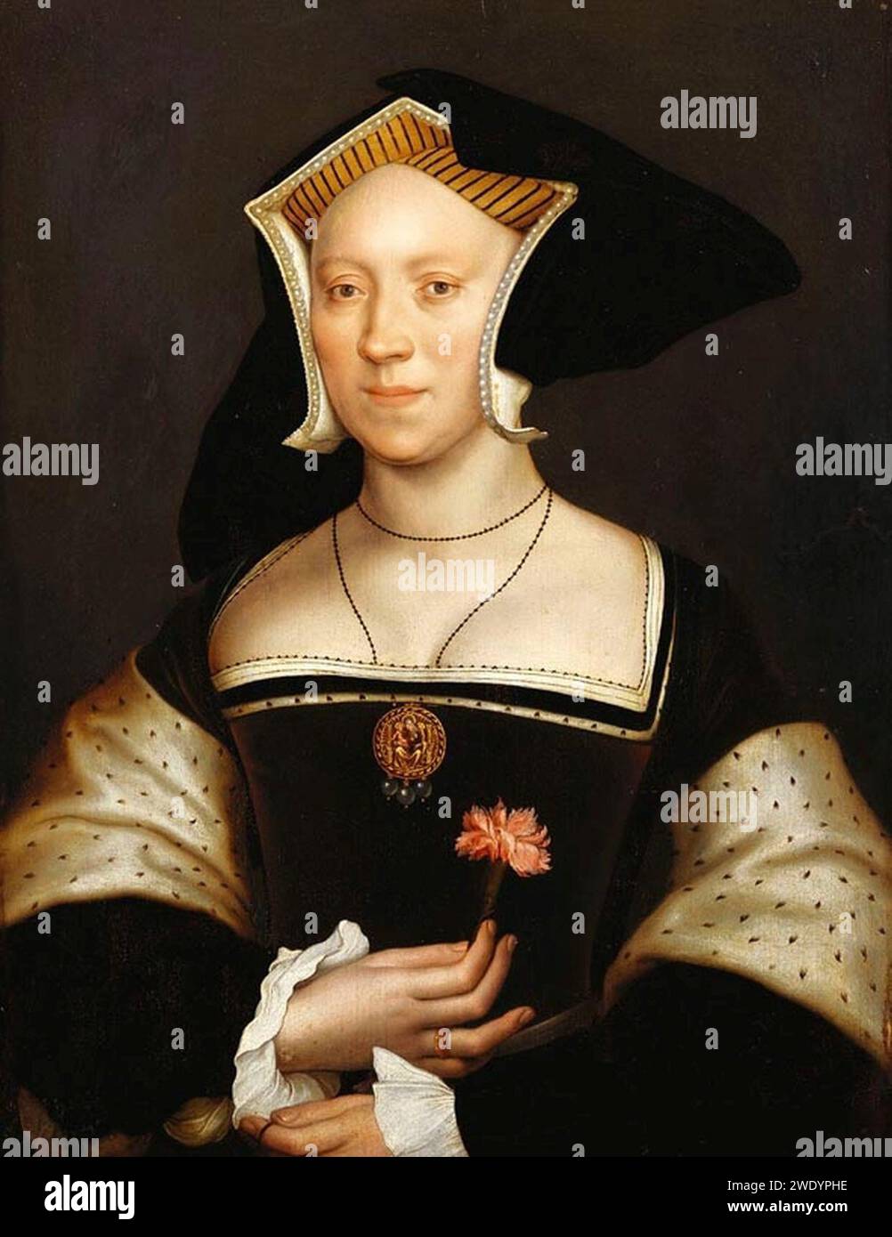 After Hans Holbein the Younger (1497-8-1543) - Elizabeth Cheyne, Lady ...