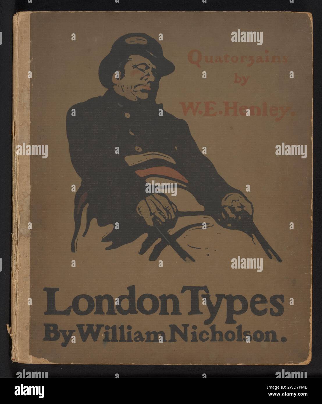 London Types, William Nicholson, 1898 book Koetsier on Voorplat and a ...