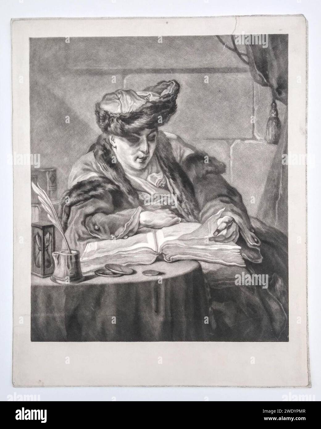 After Jean Siméon Chardin - Portrait of a man, nearly whole length ...