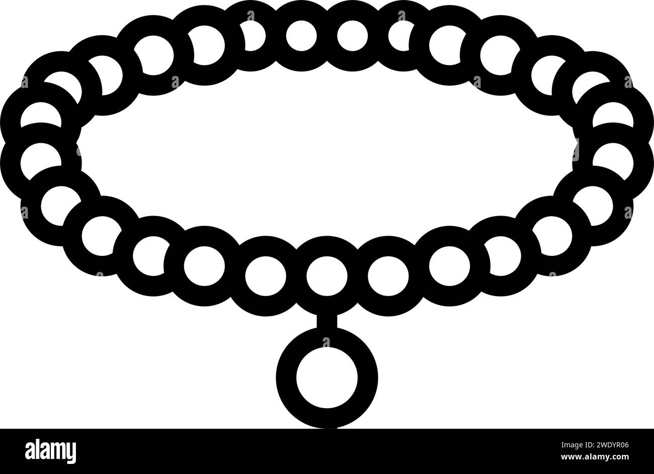 Silver anklet Stock Vector Images - Alamy