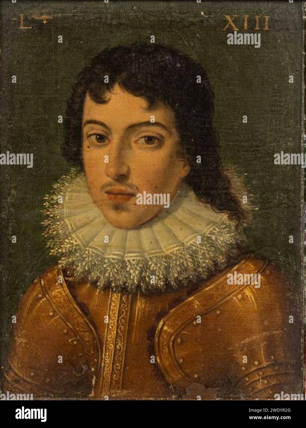 After Peter Paul Rubens. - Portrait de Louis XIII, roi de France, pair ...