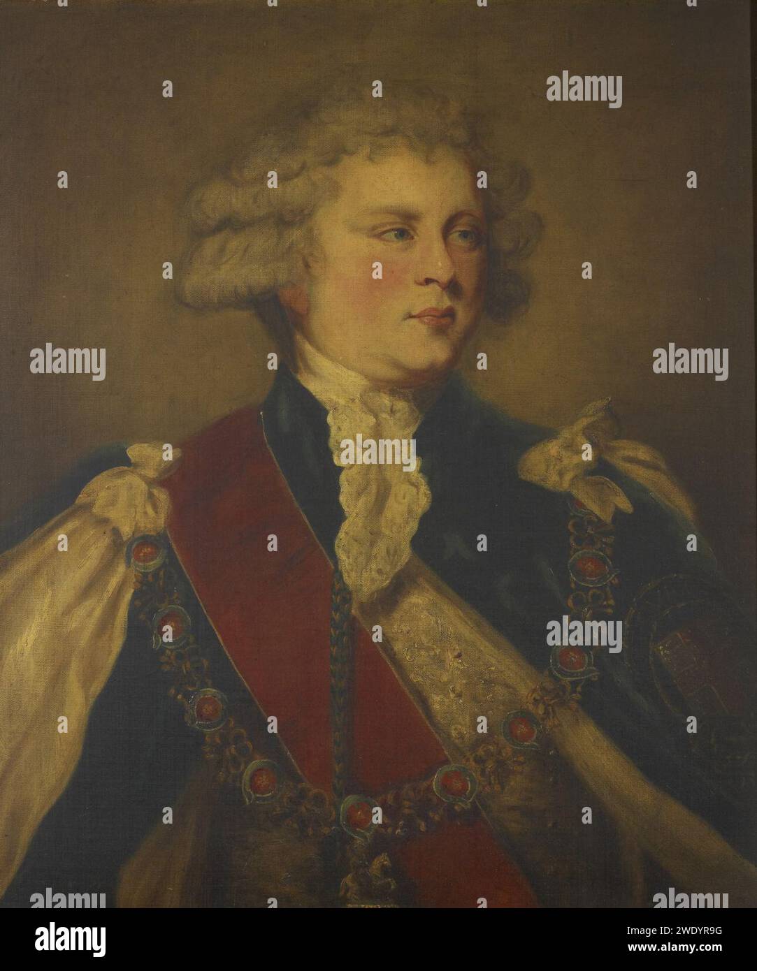 After Sir Joshua Reynolds (1723-92) - George IV (1762-1830) when Prince ...