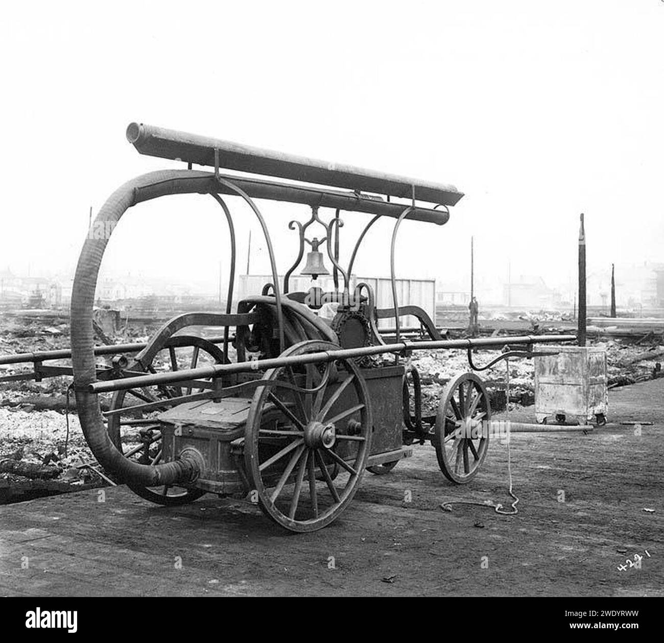 Aftermath of fire, Aberdeen, Oct 17, 1903 Stock Photo - Alamy