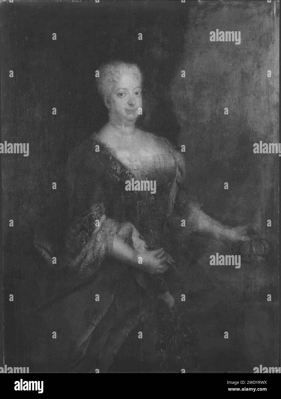 After^ Antoine Pesne (1683-1757) - Sophia Dorothea (1687-1757), Queen of Prussia Stock Photo - Alamy