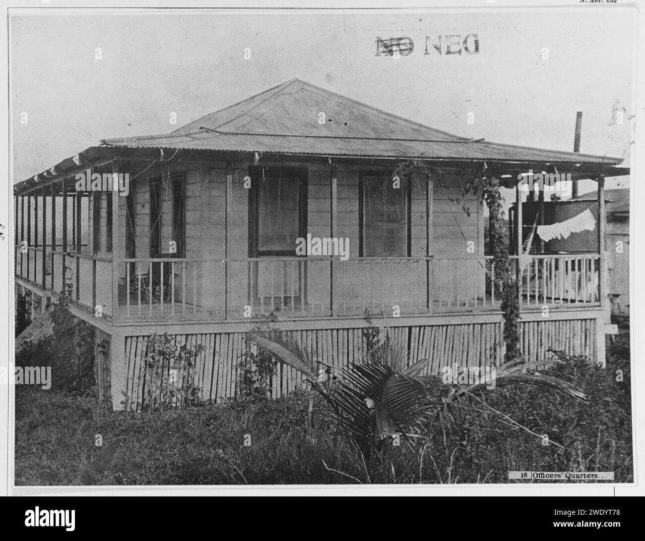 Agana Guam Officers' quarters (circa 1906 Stock Photo - Alamy