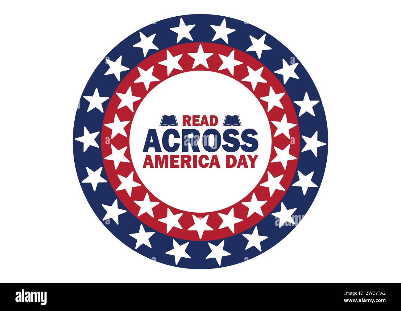 Read Across America Day Vector illustration. Holiday concept. Template ...