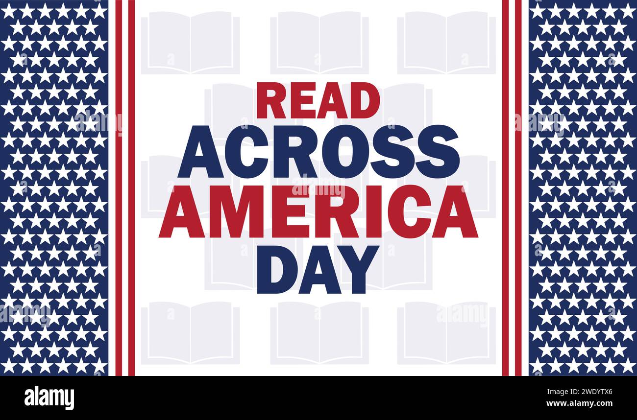 Read Across America Day Vector Illustration. Suitable for greeting card ...