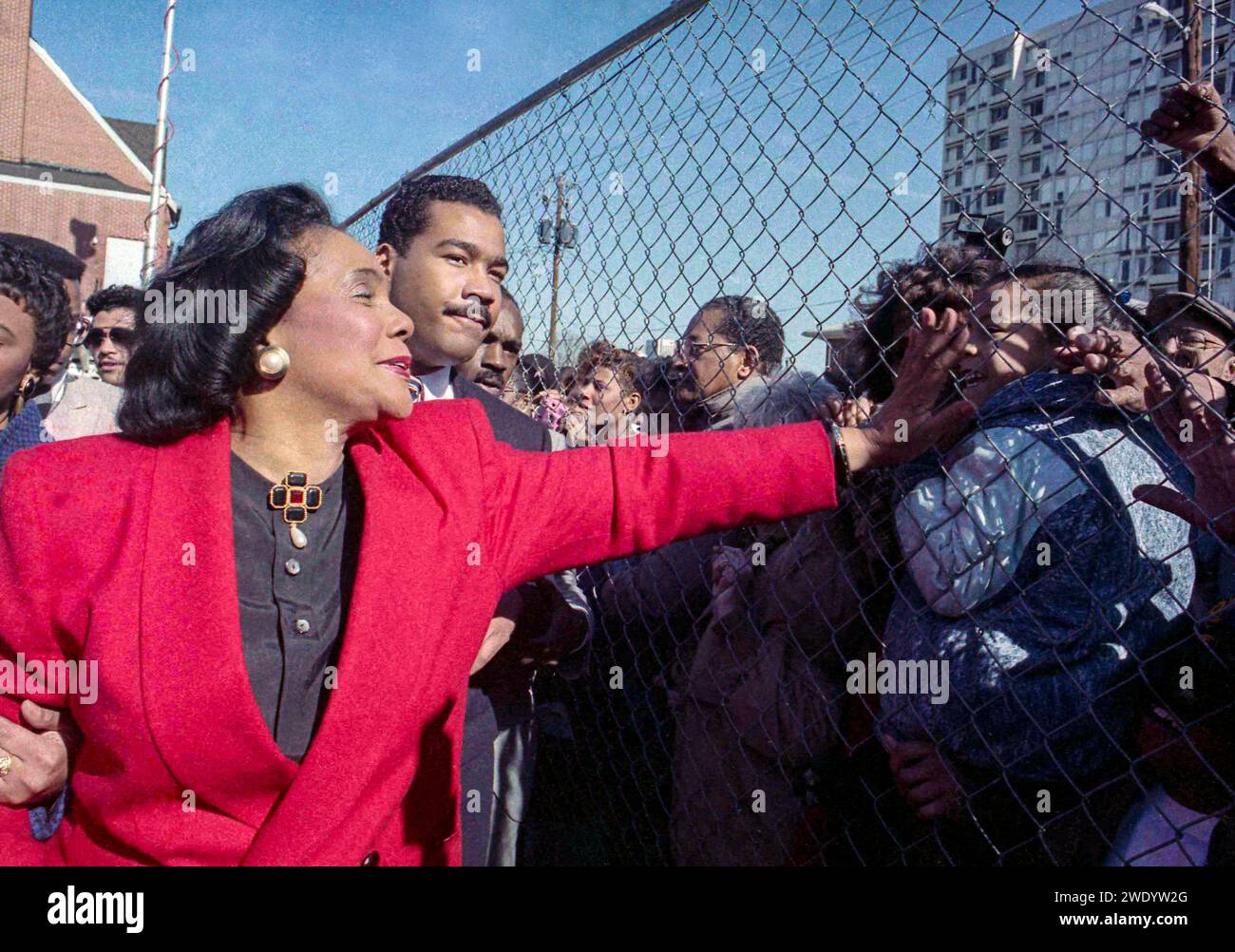 Dexter King and Coretta Scott King Stock Photo - Alamy