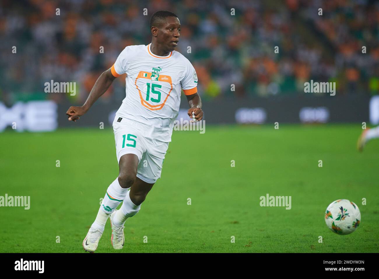 Max Gradel during the Côte d'Ivoire VS Equatorial Guinea match Stock ...