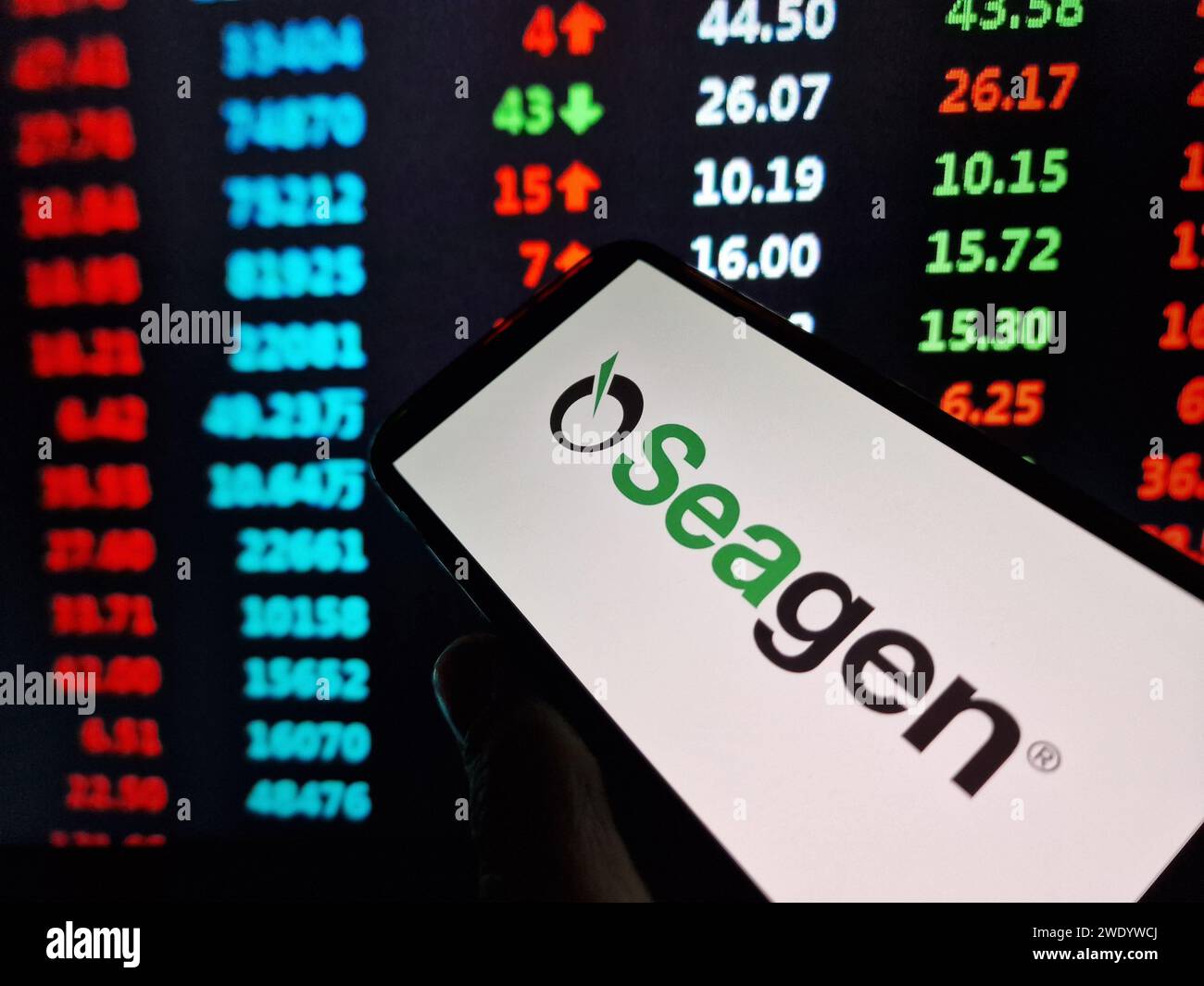 Seagen logo hi-res stock photography and images - Alamy