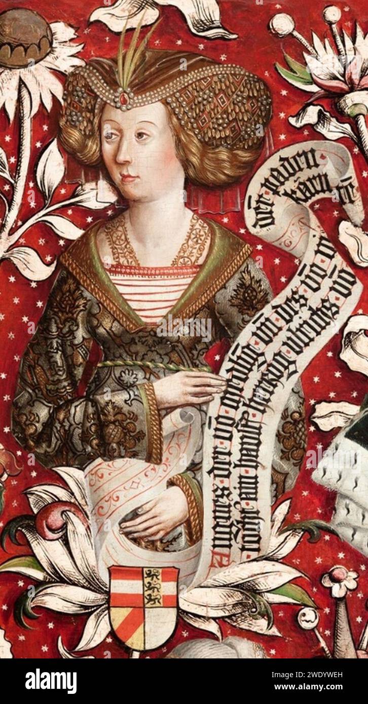 Agnes of Austria, duchess of Carinthia Stock Photo - Alamy