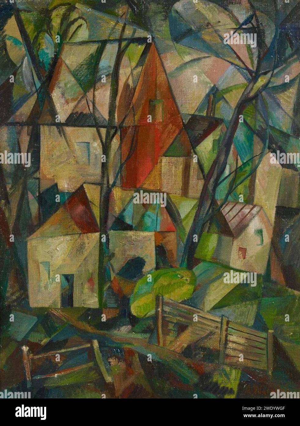 Cubism landscape hi-res stock photography and images - Alamy
