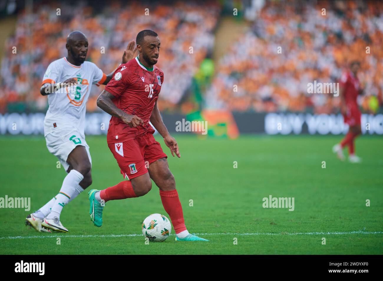 Equatorial Guinean Carlos Akapo Martínez under pressure from Ivorian ...
