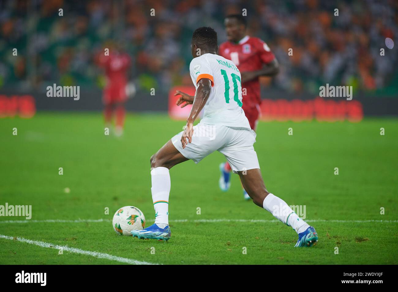 Karim Konaté during the Côte d'Ivoire VS Equatorial Guinea match Stock ...