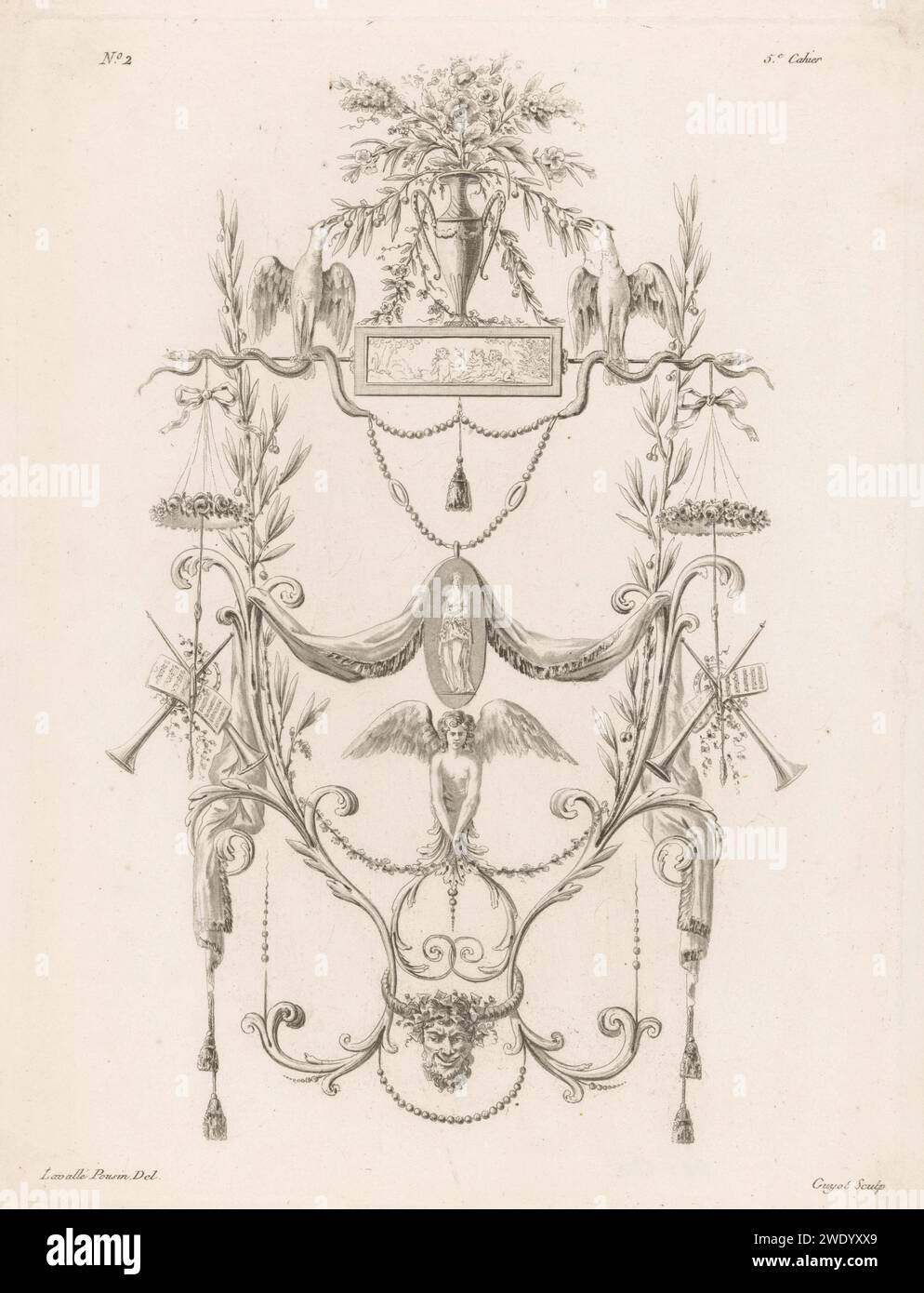 Arabsken puts Vogels in Engel, Laurent Guyot, After Etienne de Lavallée ...