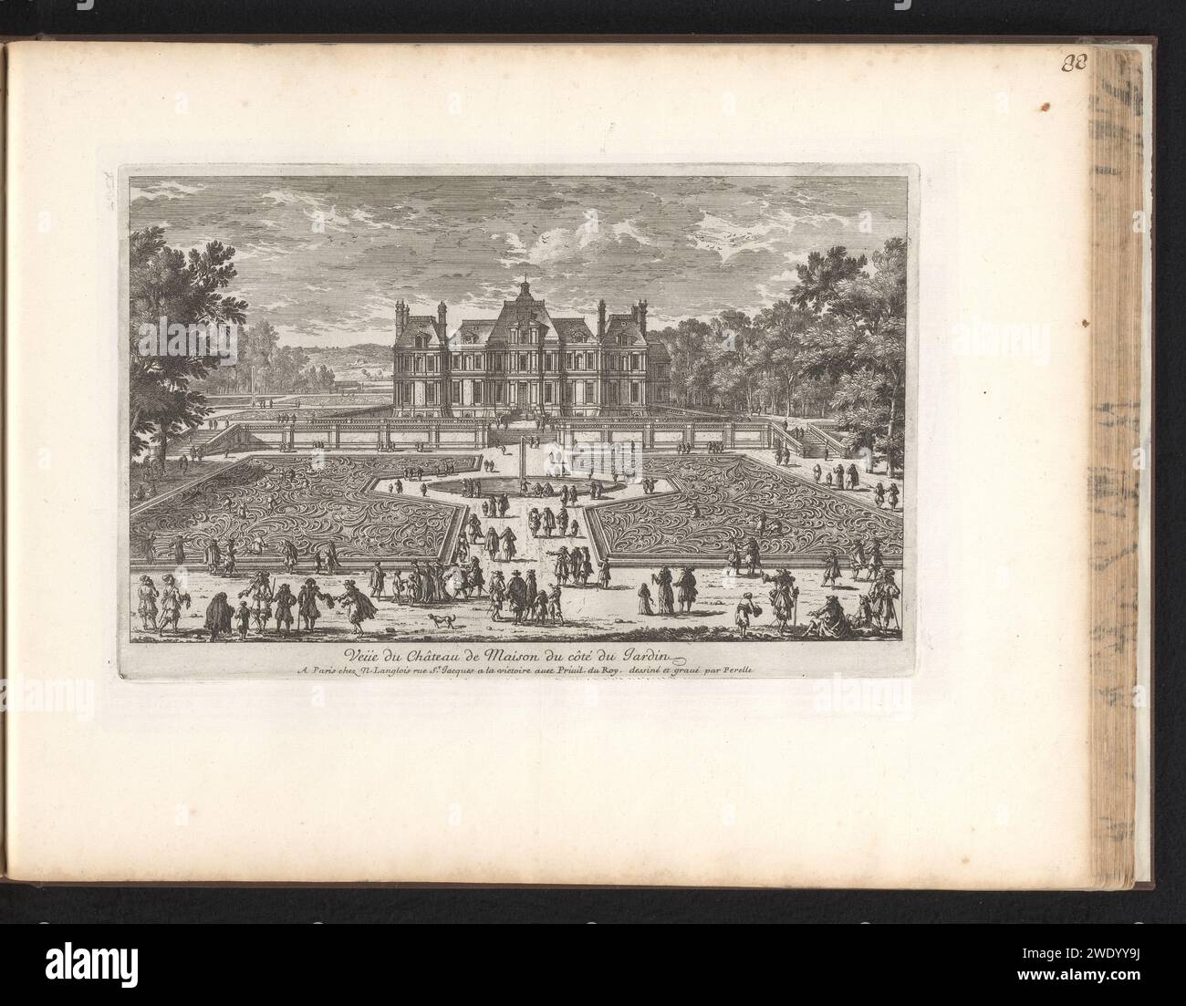 View of the Château de Maisons from the garden, Gabriel Perelle, After ...