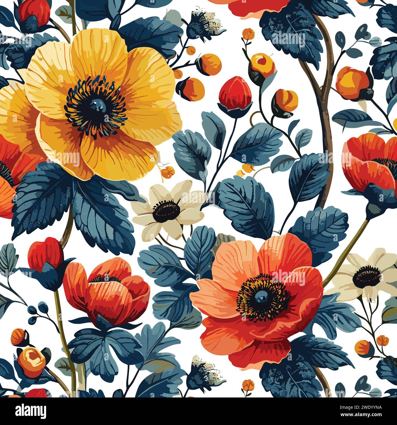 seamless floral pattern, Floral templates, flower background with ...