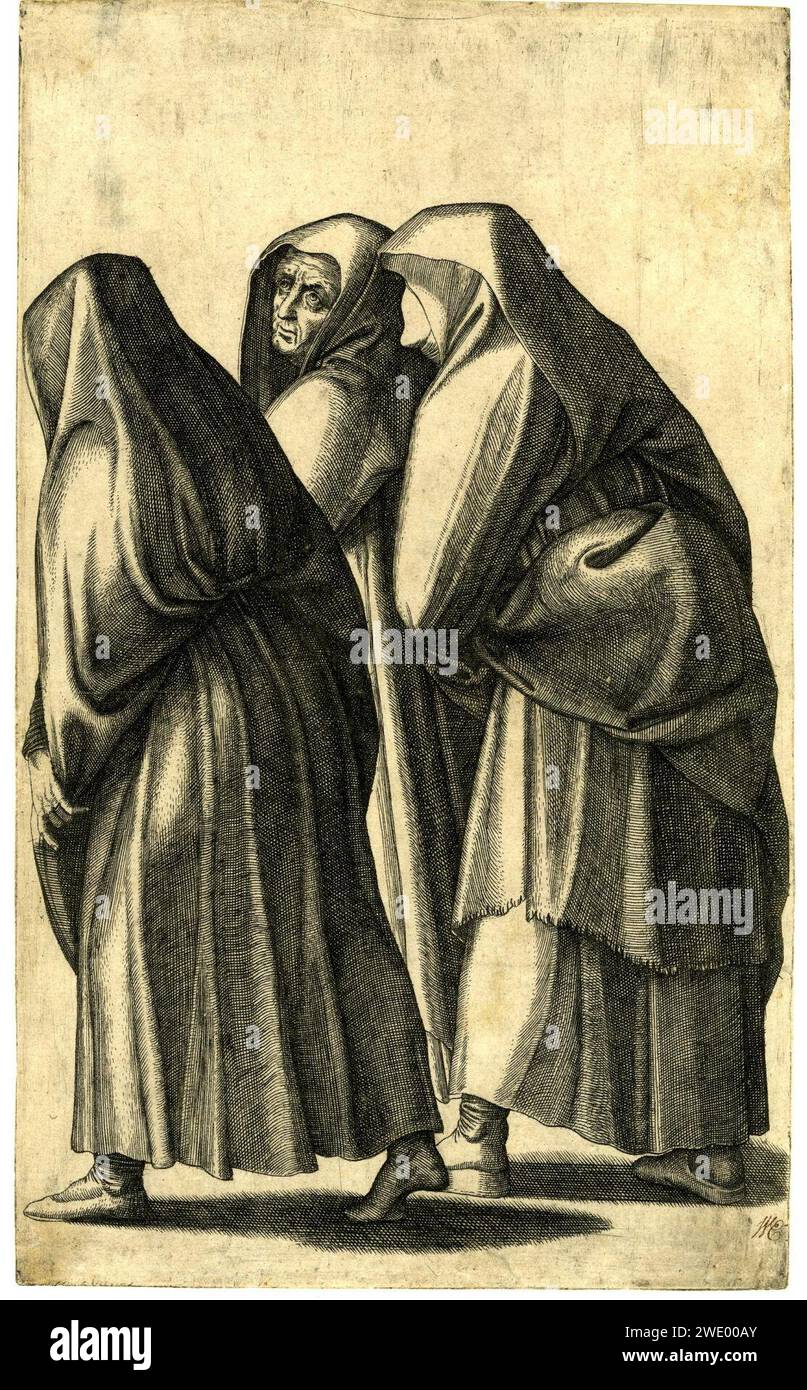 Agostino Veneziano - The three Holy Women going to the Sepulchre, 1843 ...