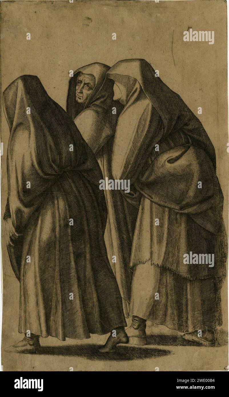 Agostino Veneziano - The three Holy Women going to the Sepulchre, V,2. ...