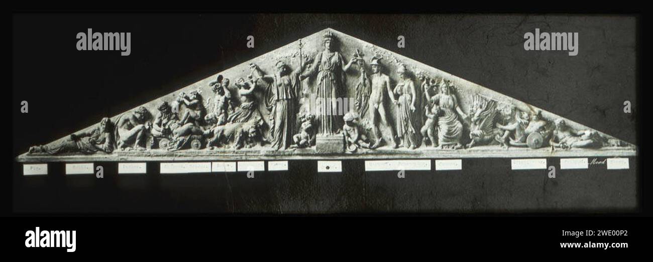 Agriculture building north facade pediment Stock Photo - Alamy