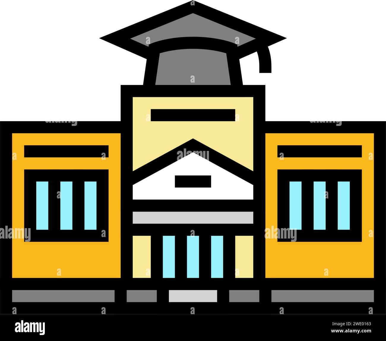 Kindergarten high school university Cut Out Stock Images & Pictures - Alamy