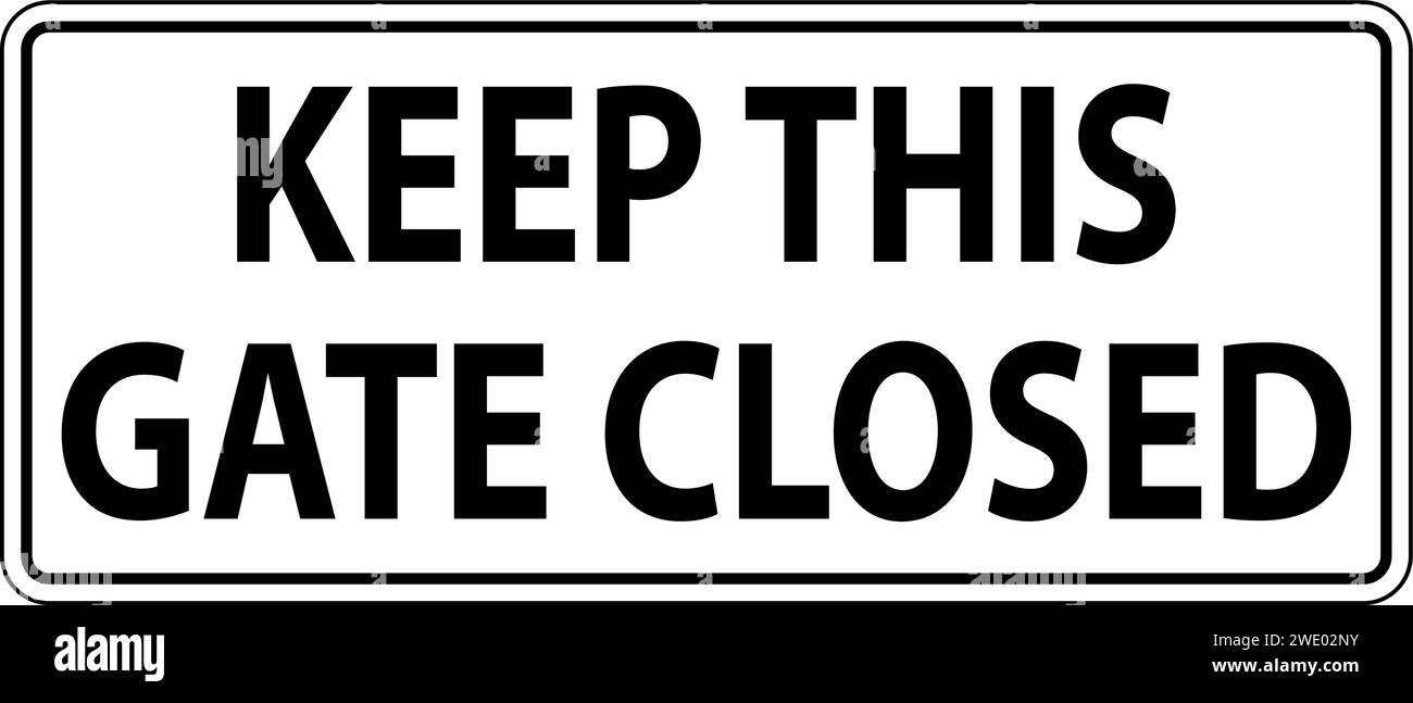 Closed sign door padlock Black and White Stock Photos & Images - Alamy