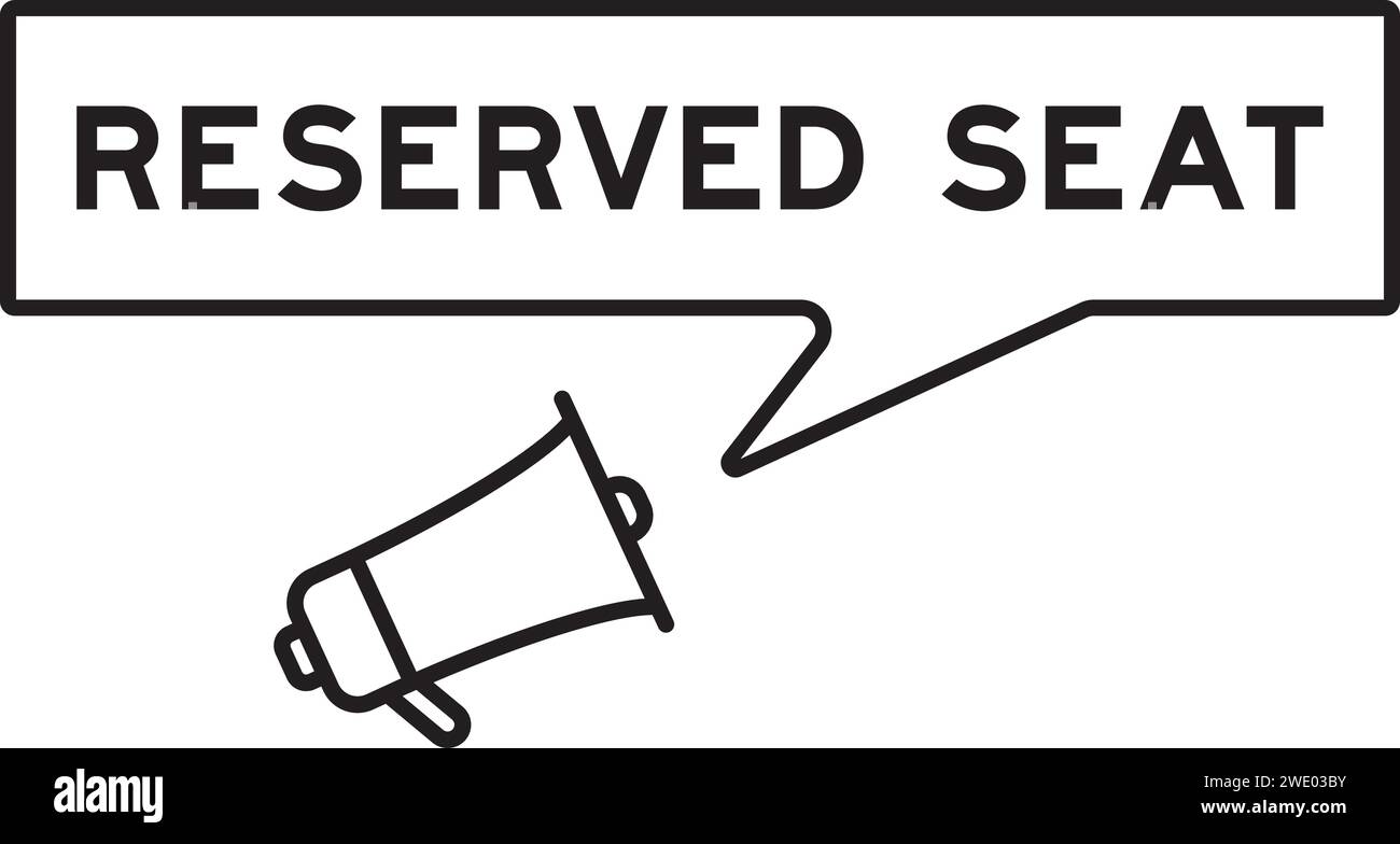 Reserved sign on dining Stock Vector Images - Alamy
