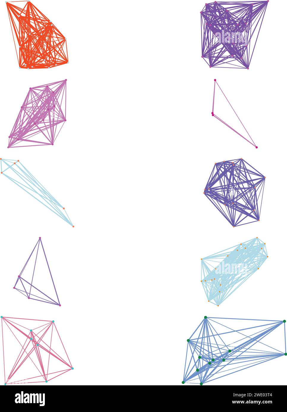 Network connection node line Stock Vector Images - Alamy