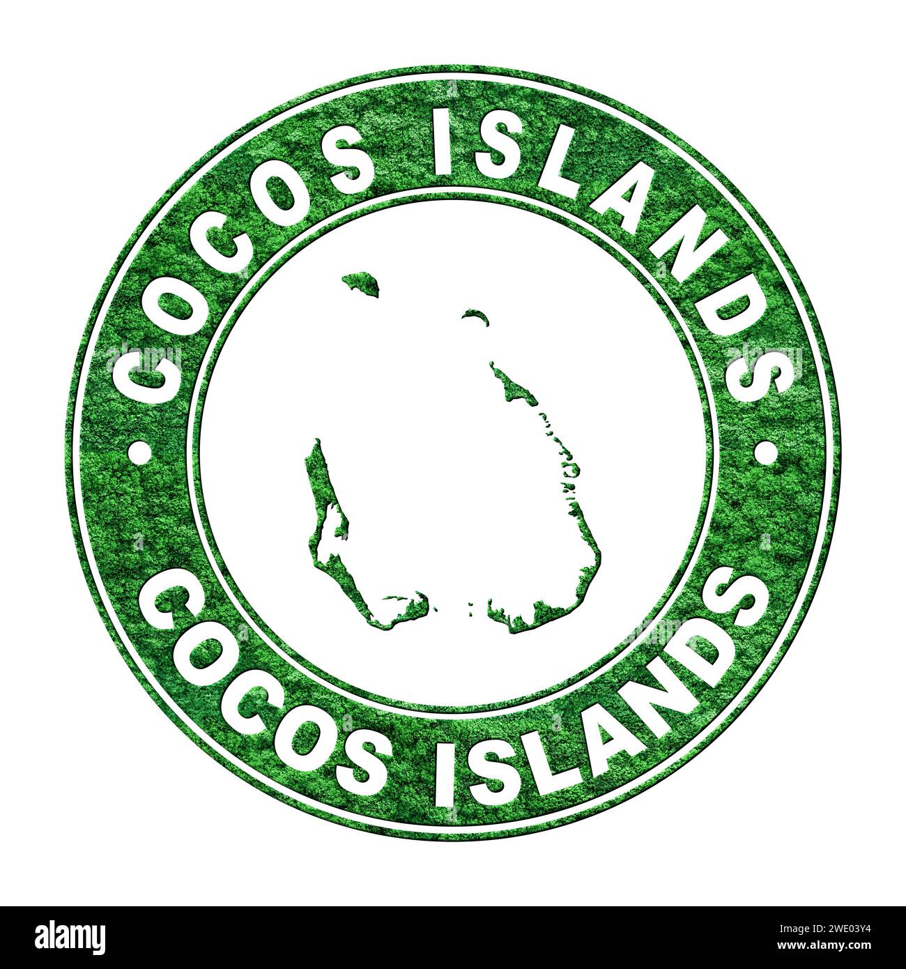 Cocos islands co2 map hi-res stock photography and images - Alamy