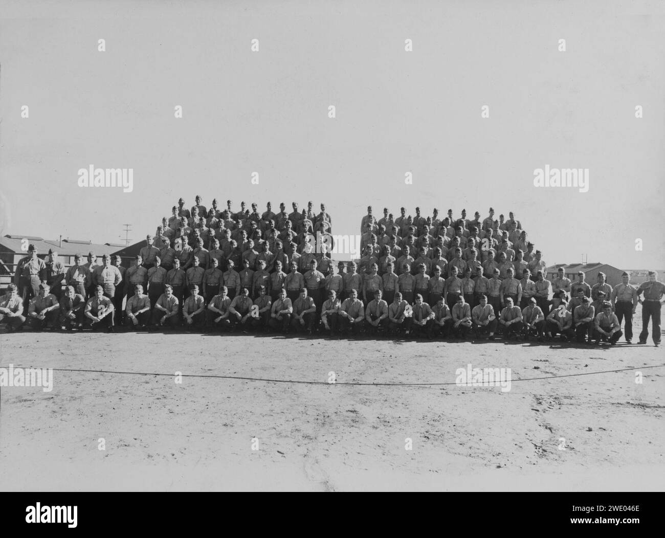 Air Warning Squadron (Air Transportable) 5 at Camp Miramar - 1944 Stock ...