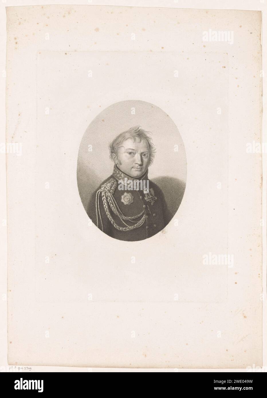 Portrait van Friedrich Adolf Ludwig von Bismarck, Friedrich Wilhelm ...